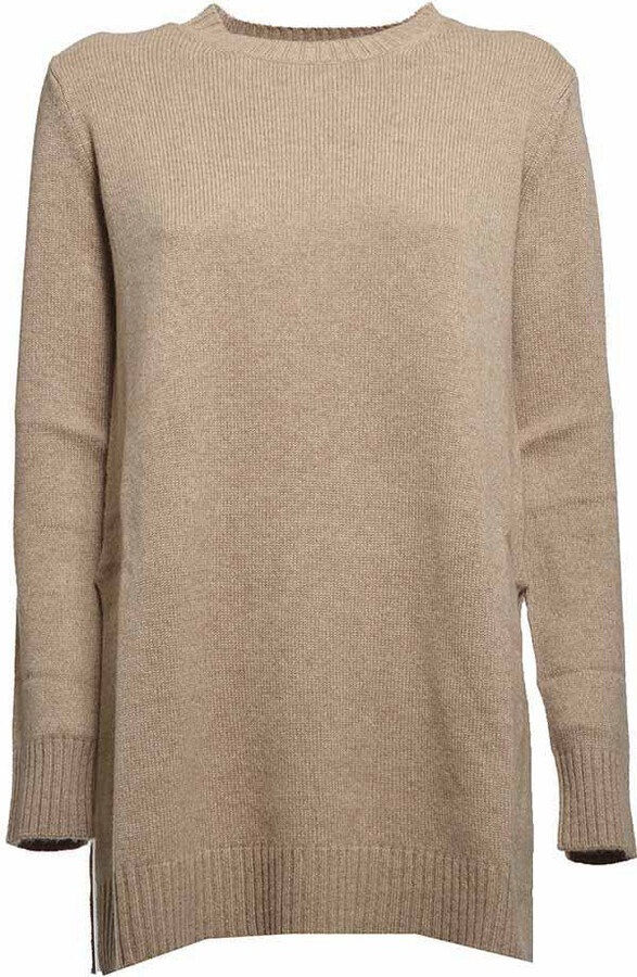 Max Mara Camel pure cashmere Selina pullover - ShopStyle