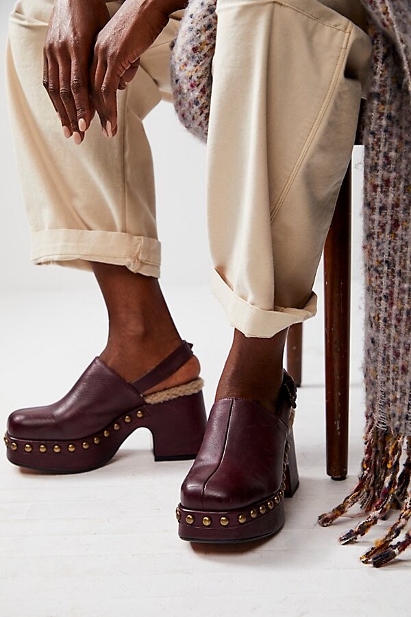 Free People Autumn Studded Platform Clogs - ShopStyle