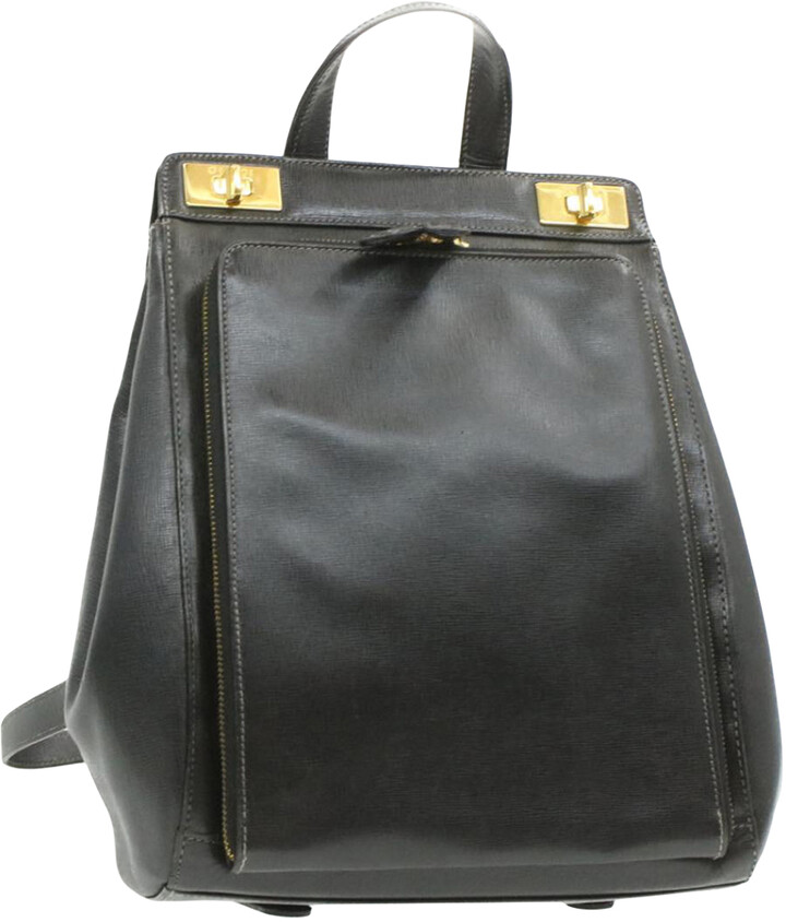 Gucci Black Leather Backpacks - ShopStyle