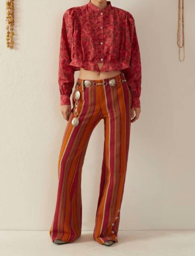 Alix of Bohemia Rhiannon Blouse In Raspberry - ShopStyle Tops