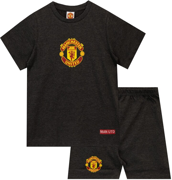 Manchester United F.C. Manchester United FC Boys Pyjamas Black 2-3 ...