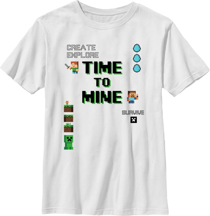 Microsoft Boy's Minecraft Small Steve and Alex Child T-Shirt - ShopStyle
