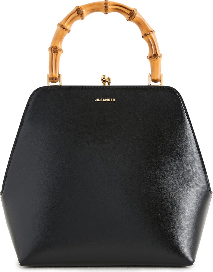 Jil Sander Goji Square SM Bamboo Bag - ShopStyle