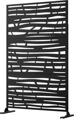 Fency 6.5 ft. H x 4 ft. W Privacy Screen Metal Fence Panel - ShopStyle ...