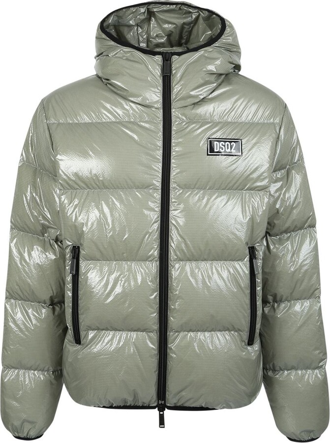 DSQUARED2 Logo Patch Puffer Jacket - ShopStyle