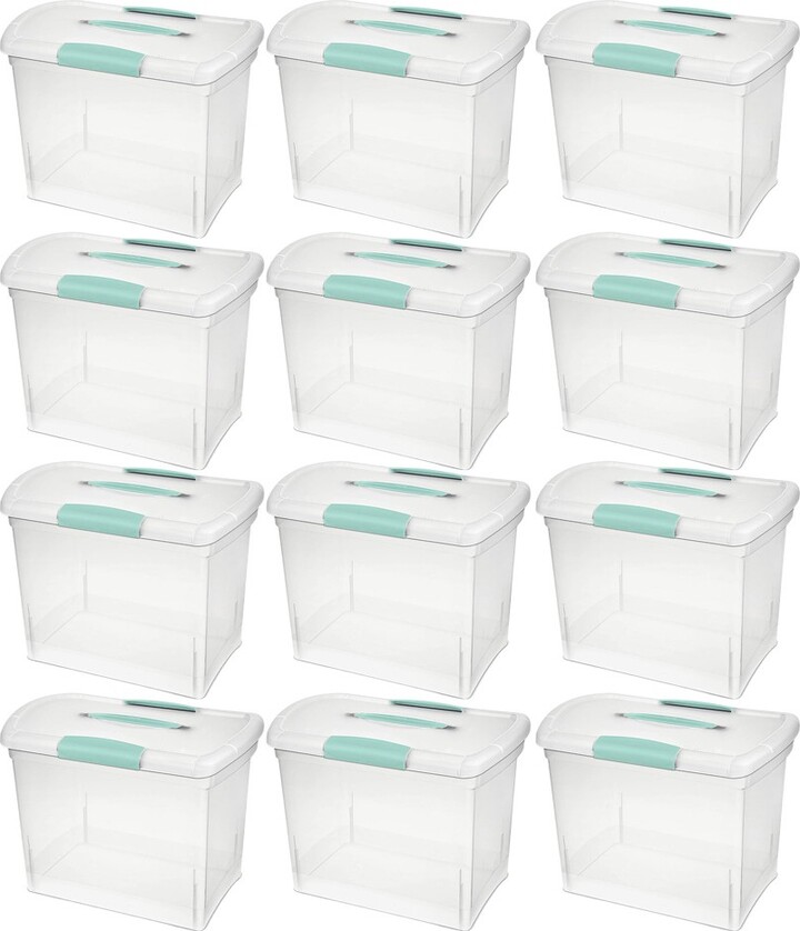 Sterilite Medium Letter File Box Black at David Sells blog