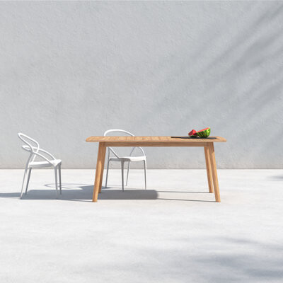 AllModern Enid Solid Wood Dining Table - ShopStyle Outdoor Furniture