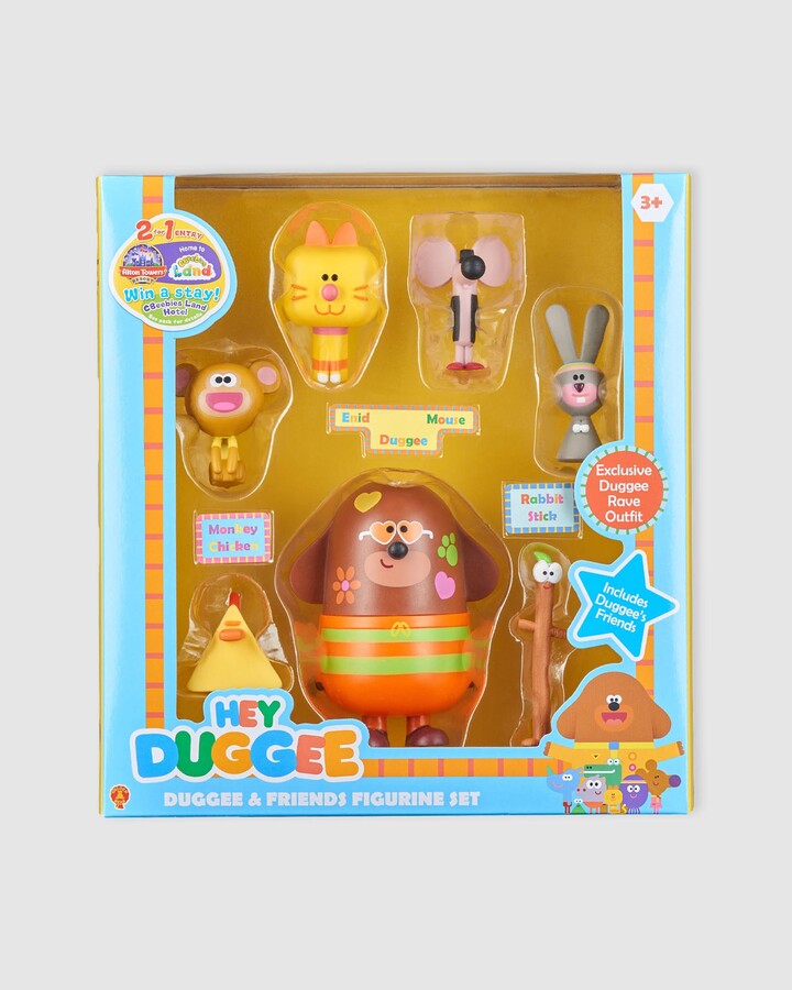 Hey Duggee Multi Characters - Duggee and Friends Figurine Set ...