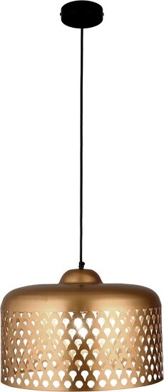 River of Goods 18" Harold Cut-Out Dome Pendant Light Antique Brass: UL ...