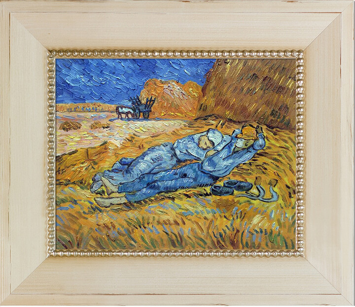 Museum Masters Noon: Rest From Work By Vincent Van Gogh Oil ...