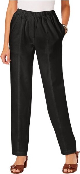 Roamans Roaman' Women' Plu Size Tall Complete Cotton Seamed Jean - 14 W ...