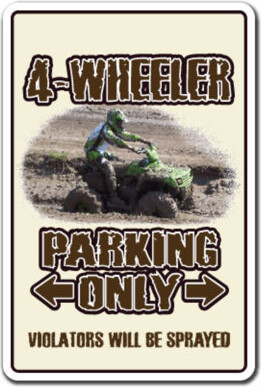 SignMission 4-Wheeler Sign - ShopStyle Home Office