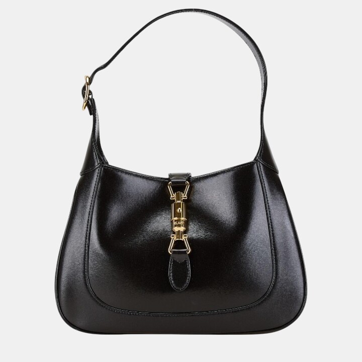 Gucci Black Leather Shoulder Bag - ShopStyle