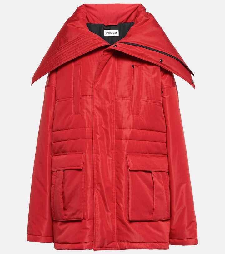 Balenciaga Oversized technical jacket - ShopStyle