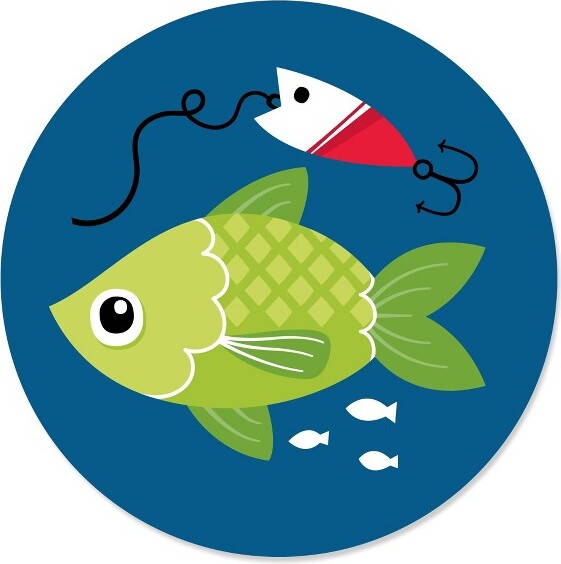 Big Dot of Happiness Let's Go Fishing - Fish Themed Birthday Party or ...