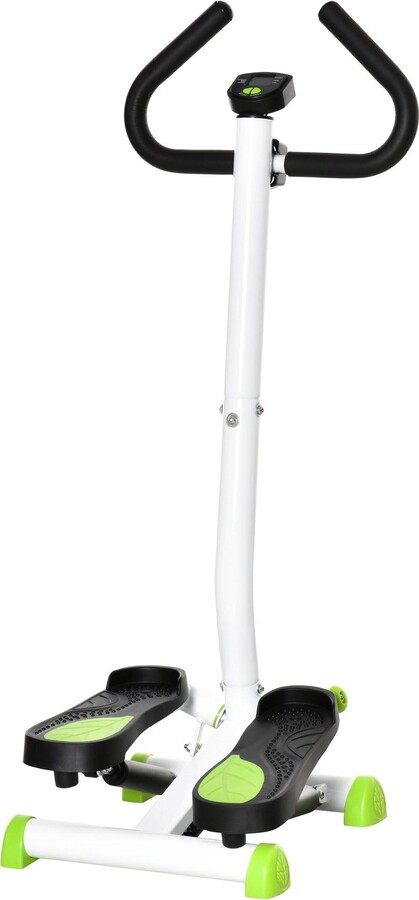 HOMCOM Twister Stepper Height Adjustable Step Machine with LCD Screen ...