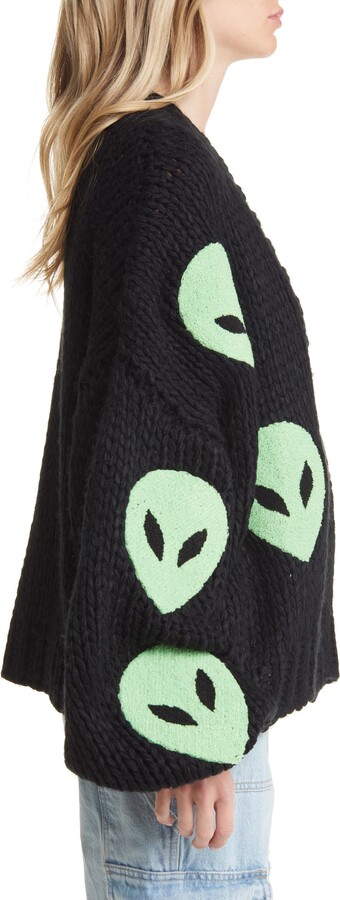 Dressed in Lala Visionary Alien Cardigan - ShopStyle