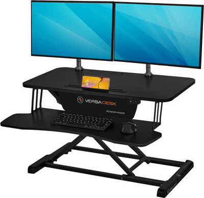 VERSADESK 32" Standing Desk Converter, Power Riser Electric Height ...