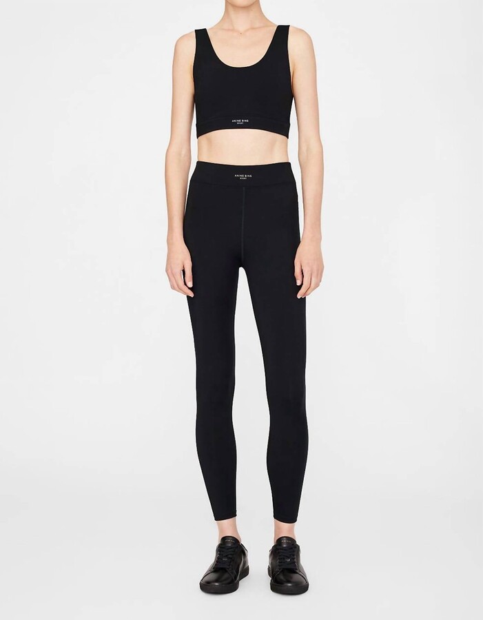 Anine Bing Yves Bra In Black - ShopStyle