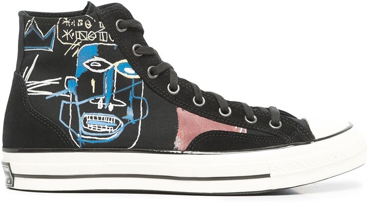 Converse x Jean-Michel Basquiat Chuck 70 Hi sneakers - ShopStyle ...