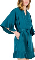 INC International Concepts Women's Flounce Wrap Robe, Created for Macy's - ShopStyle