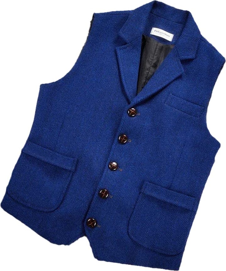 XINFEIYUE Men's Vest Steampunk Formal Black Male Springs Plaid ...