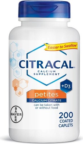 Citracal Petites Calcium & Vitamin D3 Dietary Supplement Tablets ...
