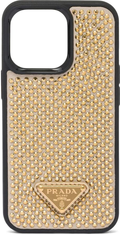 Prada rhinestone-embellished iPhone 13 pro case - ShopStyle Tech ...