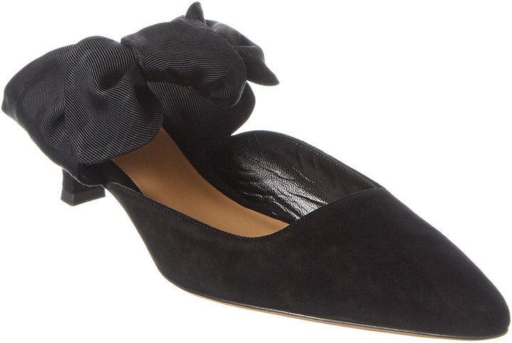 The Row Coco Suede Mule - ShopStyle