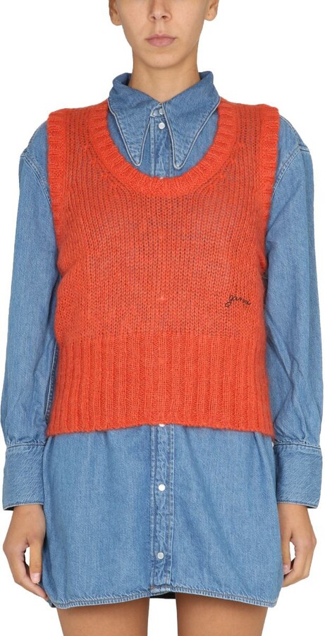 Ganni Knitted Vest - ShopStyle