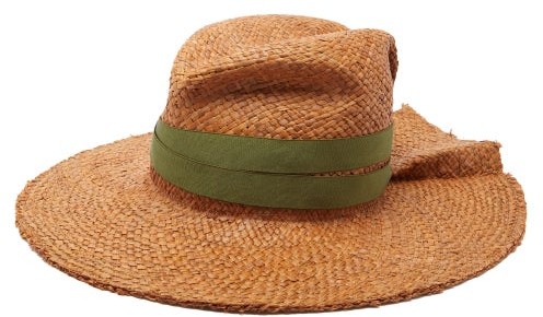 Lola Hats First Aid Raffia Wide-brim Hat - Brown Multi - ShopStyle