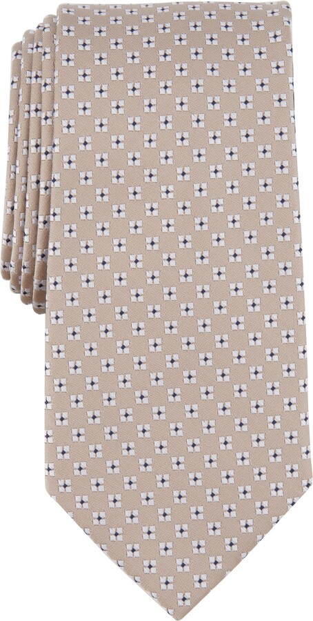 Club Room Men's Cerro Checker Tie, Created for Macy's - ShopStyle