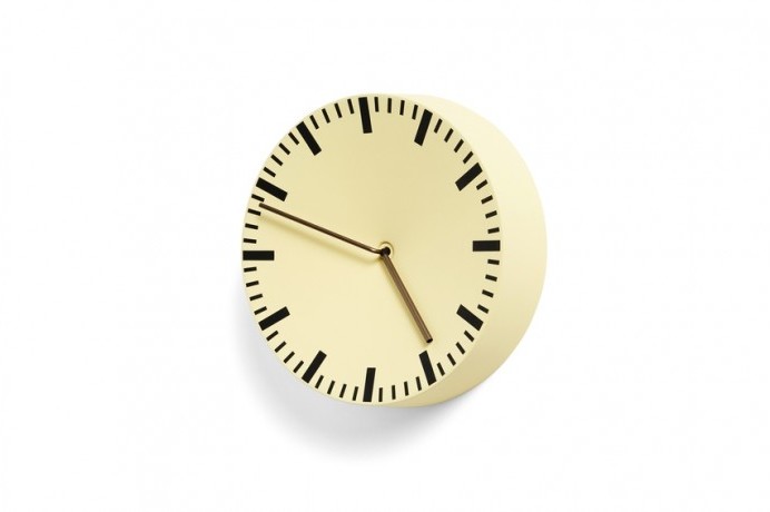 HAY - Light Yellow Analog Clock - ShopStyle