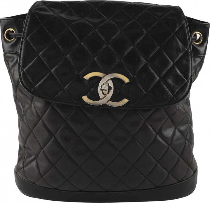 Chanel Leather backpack - ShopStyle