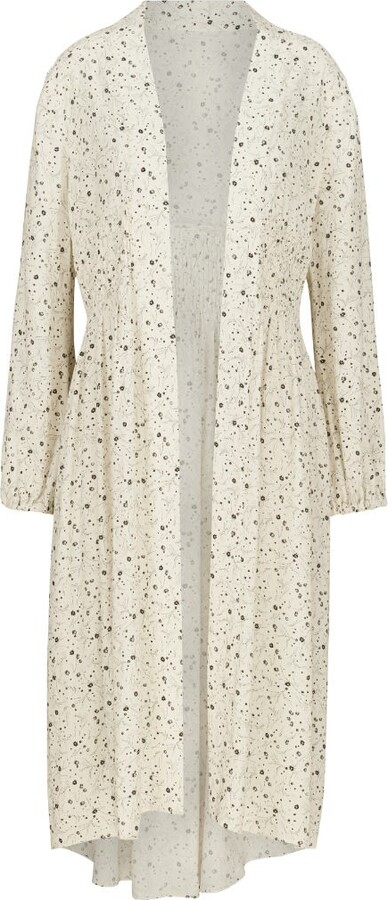 Ethereal London Gaia Ivory Smock Kimono - ShopStyle Tops