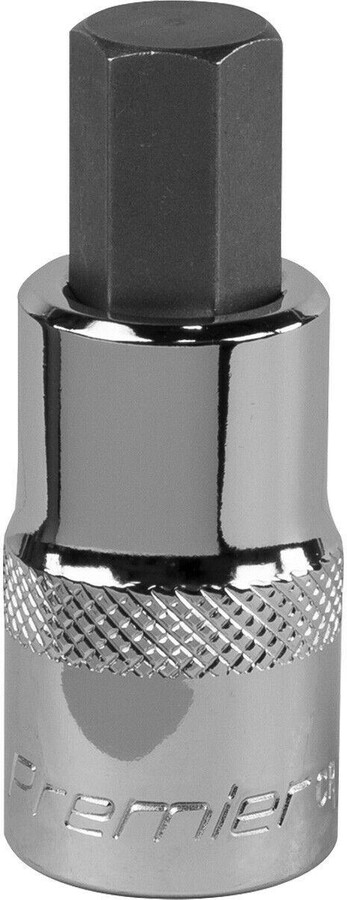 Loops 10mm Forged Hex Socket Bit - 1/2" Square Drive - Chrome Vanadium ...