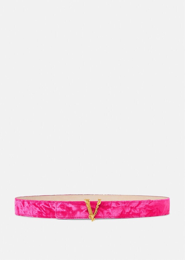 Versace Virtus Velvet Belt - ShopStyle