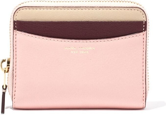Marc Jacobs Logo-Lettering Zip-Up Wallet - ShopStyle