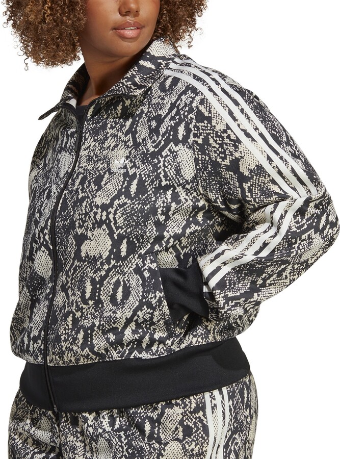adidas Plus Size Python Zipper-Front Track Jacket - ShopStyle