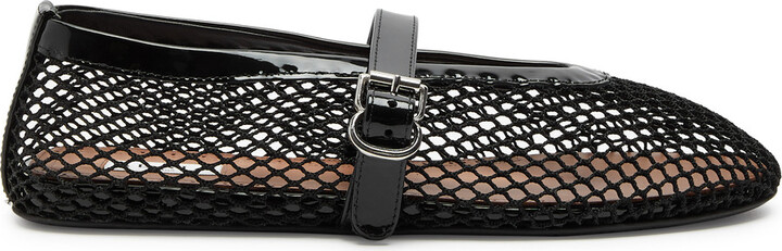 Alaia Mesh Ballet Flats - ShopStyle