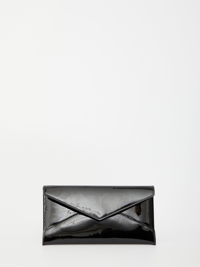 Saint Laurent Leather Letter Pouch - ShopStyle Clutches