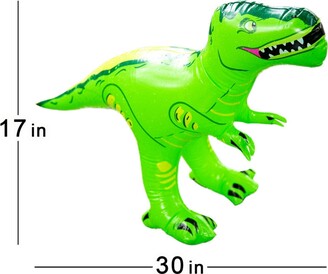 Dazmers Inflatable Dinosaur Toys Set with Pump - Jurassic Dinosaur ...