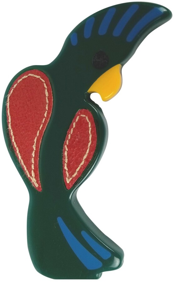 Prada green Plastic Pins & Brooches - ShopStyle