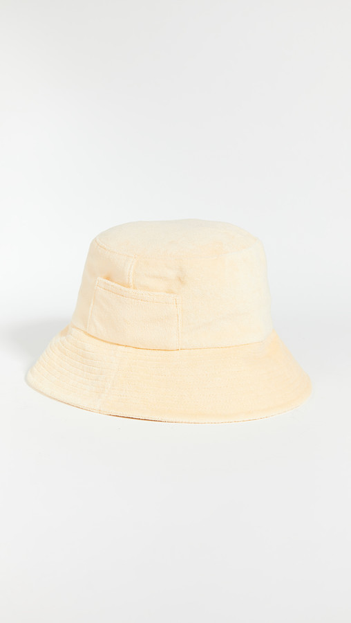 LACK OF COLOR Terry Cloth Wave Bucket Hat - ShopStyle