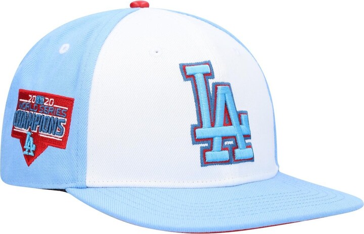 Men's Pro Standard White, Light Blue Los Angeles Dodgers Blue Raspberry ...