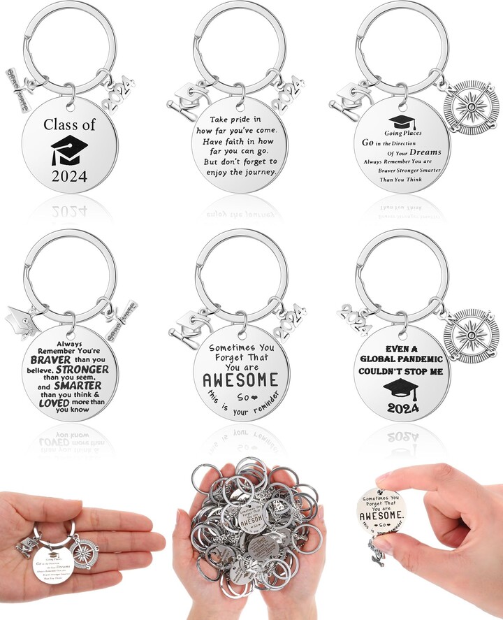 Sasylvia Graduation Keychain Class of 2025 Graduation Gifts for Seniors ...