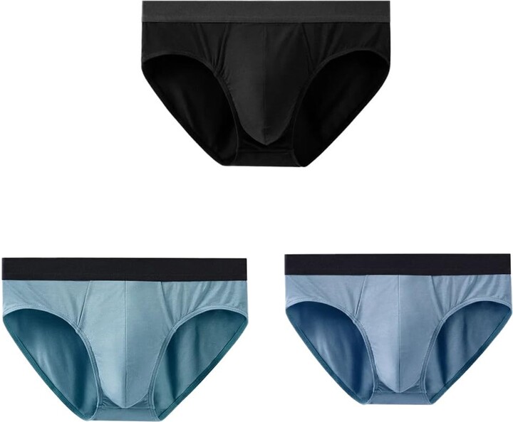 Montecarduo Men'S Briefs - 3Pcs Mens Slip Briefs Modal Stretch Solid ...