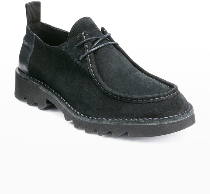 Karl Lagerfeld Paris Men's Wallaby Moc-Toe Suede Oxfords - ShopStyle ...