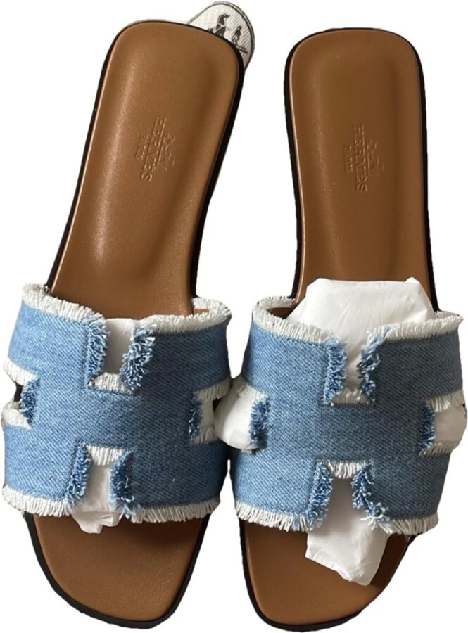 Hermes Oran cloth sandal - ShopStyle