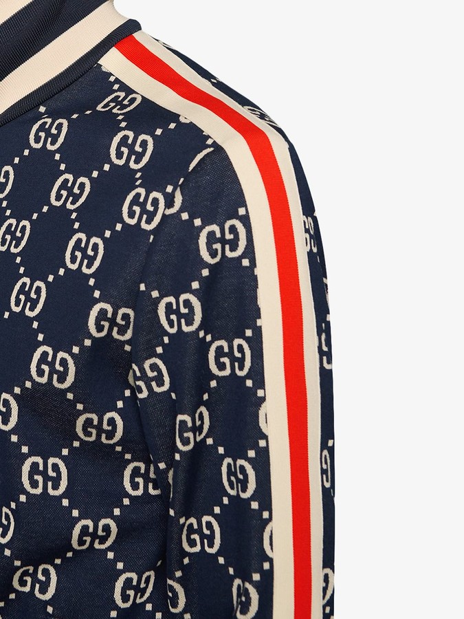 Gucci GG jacquard cotton jacket - ShopStyle
